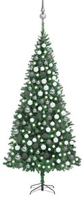 Umělý vánoční stromek s LED a sadou koulí 300 cm zelený,  3077884 HangarStore.cz