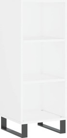 Skříň highboard bílá 34,5 x 34 x 180 cm kompozitní dřevo 3199001