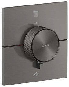 Axor ShowerSelect ID - Termostatická baterie pod omítku, pro 2 spotřebiče, kartáčovaný černý chrom 36752340