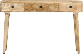 Konzolový stolek 115 x 35 x 76 cm masivní mangovníkové dřevo 320803