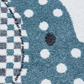 VOPI Dětský koberec Kids 570 blue Varianta: Kulatý průměr 160 cm