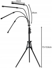 Gardlov 19388 – LED lampička pro pěstování rostlin se stativem