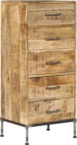 vidaXL Komoda se zásuvkami 45 x 35 x 106 cm masivní mangovníkové dřevo [247806]