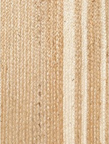 Krémový/v přírodní barvě oboustranný/ručně tkaný jutový běhoun 80x250 cm Looma – Hanse Home