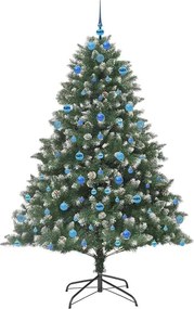 Umělý vánoční stromeček Zelená 210 cm PVC, plast a ocel 3395252