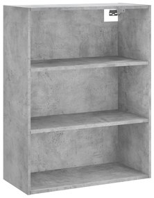 Skříň highboard betonově šedá 69,5x34x180 cm kompozitní dřevo,  3189265