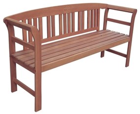 Hnědá dřevěná zahradní lavice Harland – Garden Pleasure