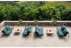 Béžová čalouněná zahradní dvoumístná pohovka HOUE Avon 159 cm