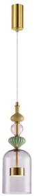 Milagro LED Lustr na lanku ARTE LED/12W/230V pr. 13 cm mosaz ML0359