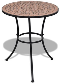Bistro stolek terakota 60 cm mozaika - Default Title