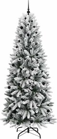 Umělý vánoční stromeček Bílá 240 cm PVC, plast, ocel a PE 3396070