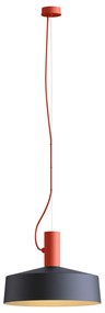 WEVER & DUCRÉ ROOMOR SUSPENDED 1.0 PAR16 Barva: Korálově Červená, Speciální typ: Shade 3.0 | 2.5m, Další parametry: Stínítko: Černá + Zlatá, Uchycení…