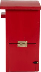 Červená budka pro ptáčky ve tvaru poštovní schránky Royal Post – 14x11x21 cm