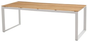 Heritage Teak jídelní stůl bílý 220 cm