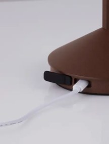 Venkovní stolní lampa Lumo hnědá