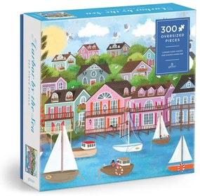 Galison Puzzle Přístav u moře Joy Laforme 300 dílků