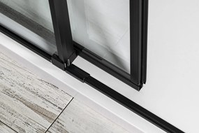 Polysan, ALTIS LINE BLACK obdélníková sprchová zástěna 1100x800 mm, L/P varianta, AL3912BAL5912B
