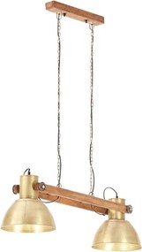 Industriální závěsné svítidlo 25 W mosazné 109 cm E27 320526