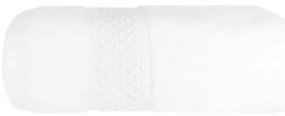 Faro Rete 70x140 krémový froté ručník 650 g/m2 bavlněná příze s dvojitou smyčkou soft touch 24/2