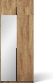 ADRK Furniture Alera II s nástavcem Skříň s otočnými dveřmi ADRK-W-ALER-100-AB