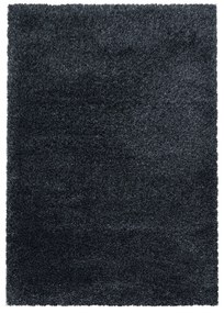 Ayyildiz Kusový koberec FLUFFY 3500, Antracitová Rozměr koberce: 80 x 250 cm