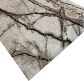 Samolepící PVC 3D panely LVT06, cena za kus, rozměr 60 x 30 cm, mramor hnědý lesklý, IMPOL TRADE