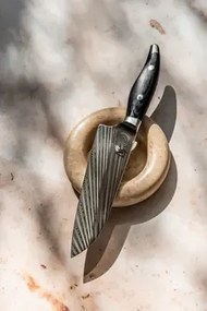 Kai SHUN NAGARE BLACK 18 cm / Nůž Santoku / Damašková ocel / Dual Core
