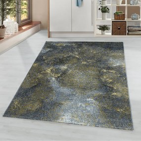Ayyildiz, Kusový koberec Ottawa 4203 yellow, 80x150, šedá, chodba / předsíň