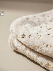 Sinsay - Dětská deka s třpytivými hvězdami - růžová
