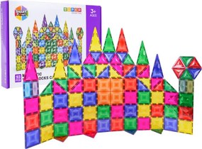 Magnetická stavebnice SUPER MAGNETISM , 93 dílků