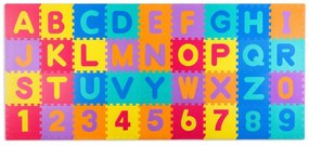 Bestent Pěnové puzzle - naučný koberec 120 x 270 X 1,1 cm Ricokids 36ks