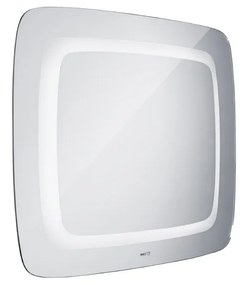 Nimco Podsvícené LED zrcadlo, 800x600 mm zakulacené (ZP 7001)