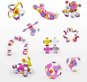 CLIXO Tiny  Mighty Sparkle - magnetická stavebnice 9 kusů
