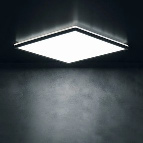 KANLUX KANLUX, AZPO stropní LED svítilna, 300x300mm, 17,5W, 3000/4000/6000K, IP54, černá mat, 31533