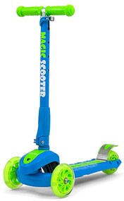 Dětská koloběžka Milly Mally Magic Scooter blue-green Barva: multicolor