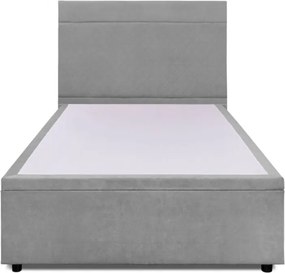 Postel Fro Pik 120x200 s roštem, úložným prostorem Mono 246, šedá