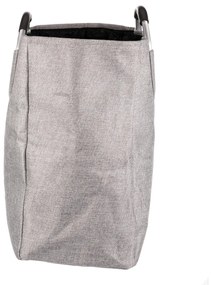 Koš na prádlo plátěný LAUNDRY 33 x 27 x 53 cm, šedá