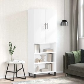 vidaXL Skříň highboard 69,5 x 34 x 180 cm kompozitní dřevo [3196091] Barva: Bílá