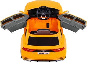 Ramiz Elektrické autíčko Audi Q8 Lift dětské SUV žluté + dálkové ovládání