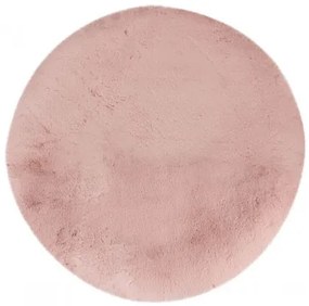 Kusový koberec Heaven 800 powder pink kruh Varianta: Kruh 200 cm průměr