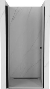 Mexen Pretoria sprchové dveře výklopné 70 cm, transparentní, černé - 852-070-000-70-00