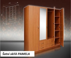 Nábytek Elegance Šatní skříň PAMELA