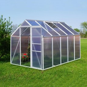 Zahradní polykarbonátový skleník CRAFTFIELD 2.52 m + otevírač okna ZDARMA