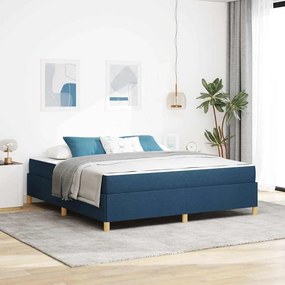Rám postele Modrá 180 x 200 cm textil 3398961