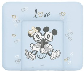 CEBA Podložka přebalovací měkká na komodu (85x72) Disney Minnie & Mickey Blue