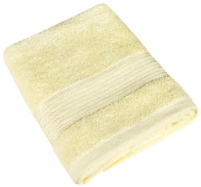 Bellatex Froté ručník kolekce Proužek, světle žlutý - 50x100 cm