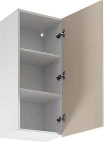 SORENTO pl | horní skříňka G45 policová | 45 cm | PRAVÁ | bílá/béžová