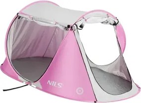 NILS Camp NC3043 růžový / Plážový stan / 220 x 120 x 95 cm
