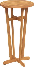 Zahradní barový stůl Ø 60 x 105 cm masivní akáciové dřevo 319698