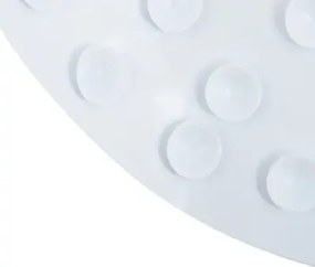 MSV TOSCANA protiskluzová podložka do vany bílá / PVC / mramorový vzor